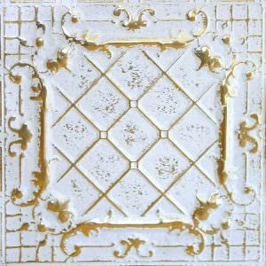 Gold Metal Ceiling AT Tile #11 - Ceiling Tiles By Us
