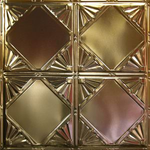 Gold Metal Ceiling AT Tile #18 - Ceiling Tiles By Us