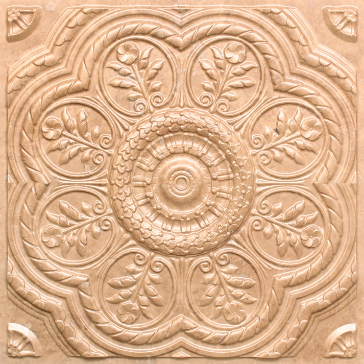 Venetian Brown Glue Up Ceiling Tile Design 240